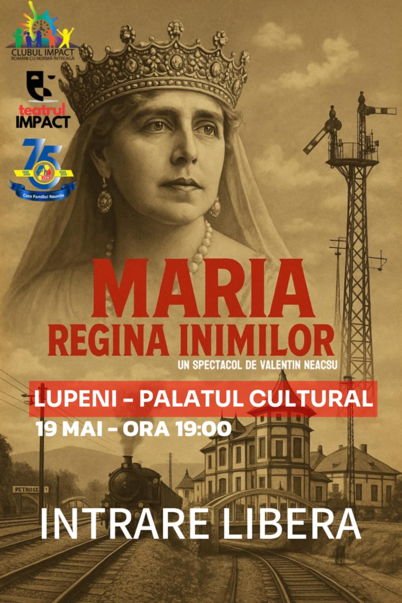 Spectacolul „Maria, Regina Inimilor” aduce emoție și regalitate pe ...